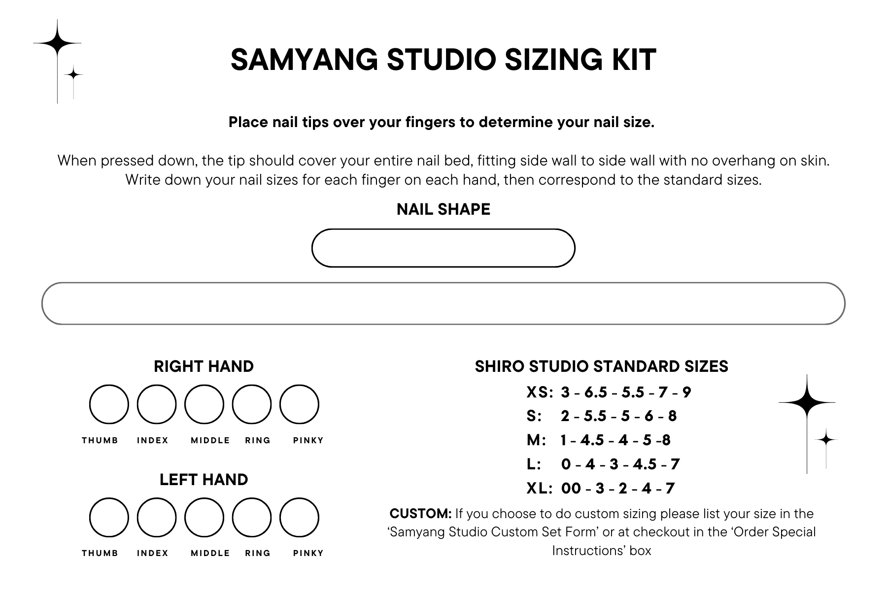 Samyang Studio Sizing Kit